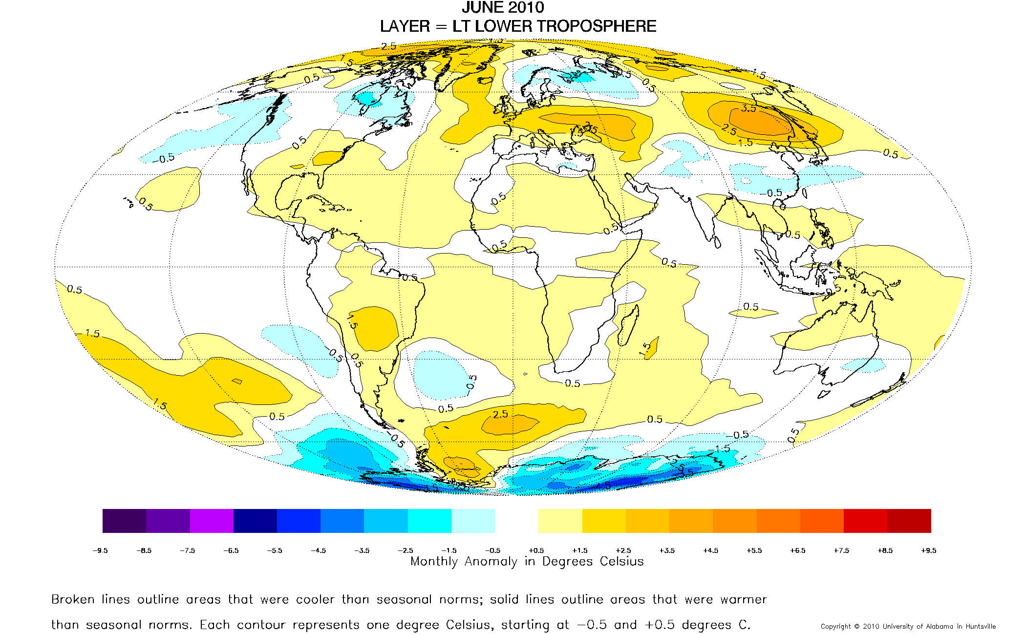Global Temperature Report :: UAHuntsville