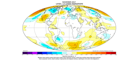 Global Temperature Report :: The University of Alabama in Huntsville